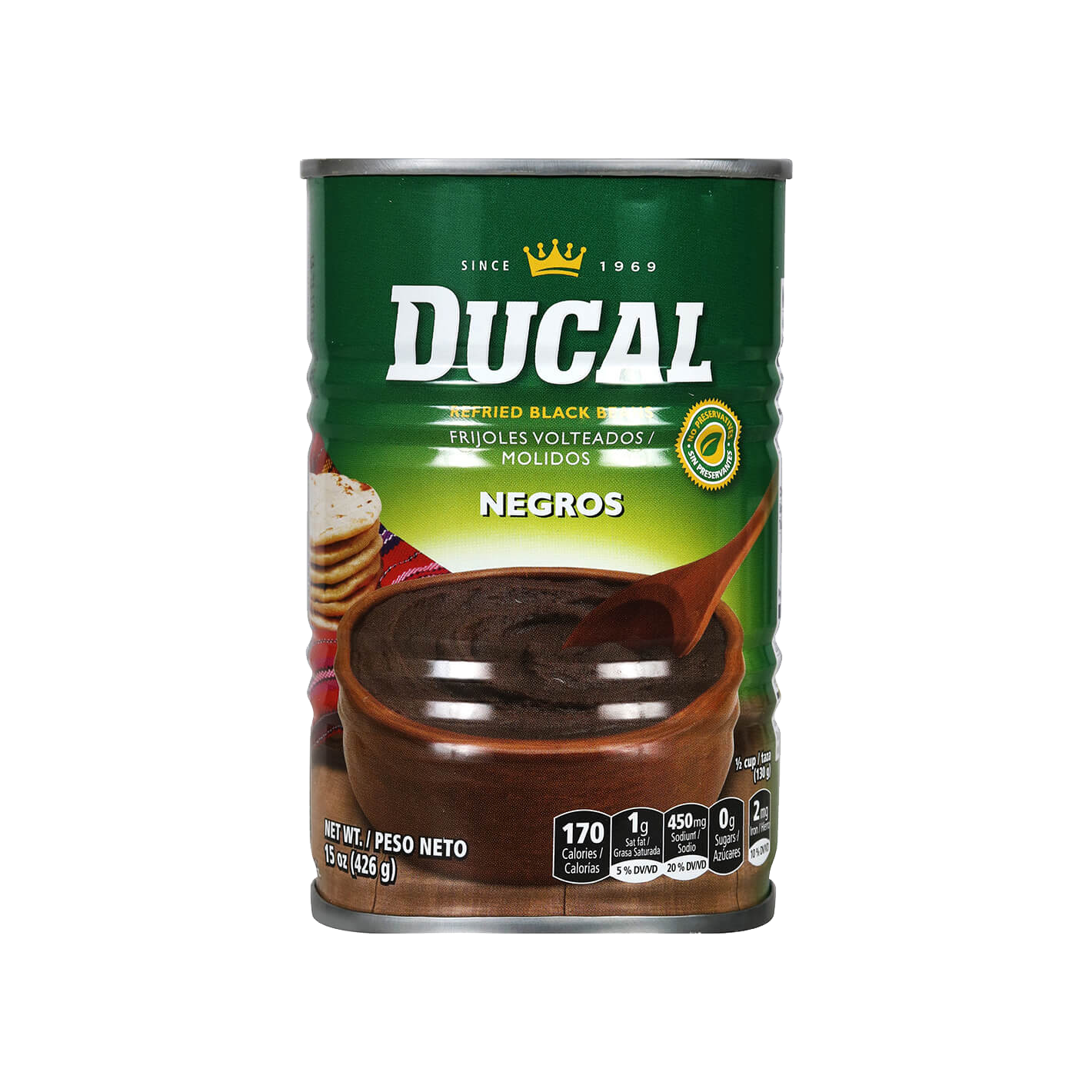 Ducal Refried Black Beans, 15 oz Can – Shop Goya